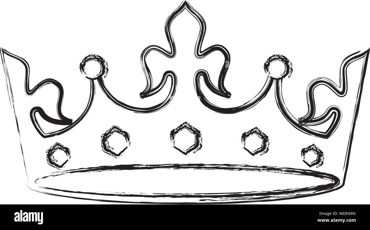 Monarchy crown Black and White Stock Photos & Images - Alamy