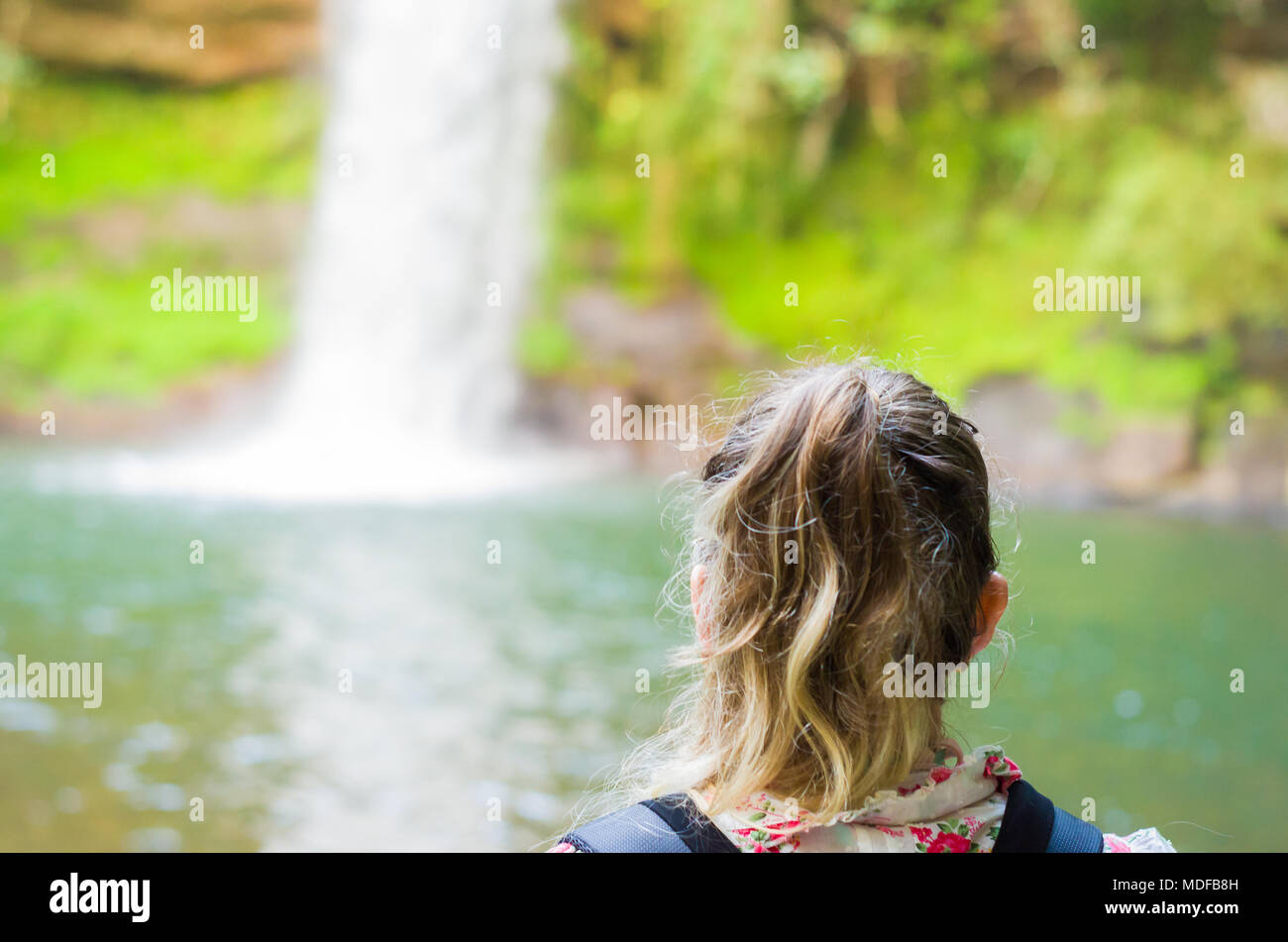 A waterfall to relax Stock Photo - Alamy