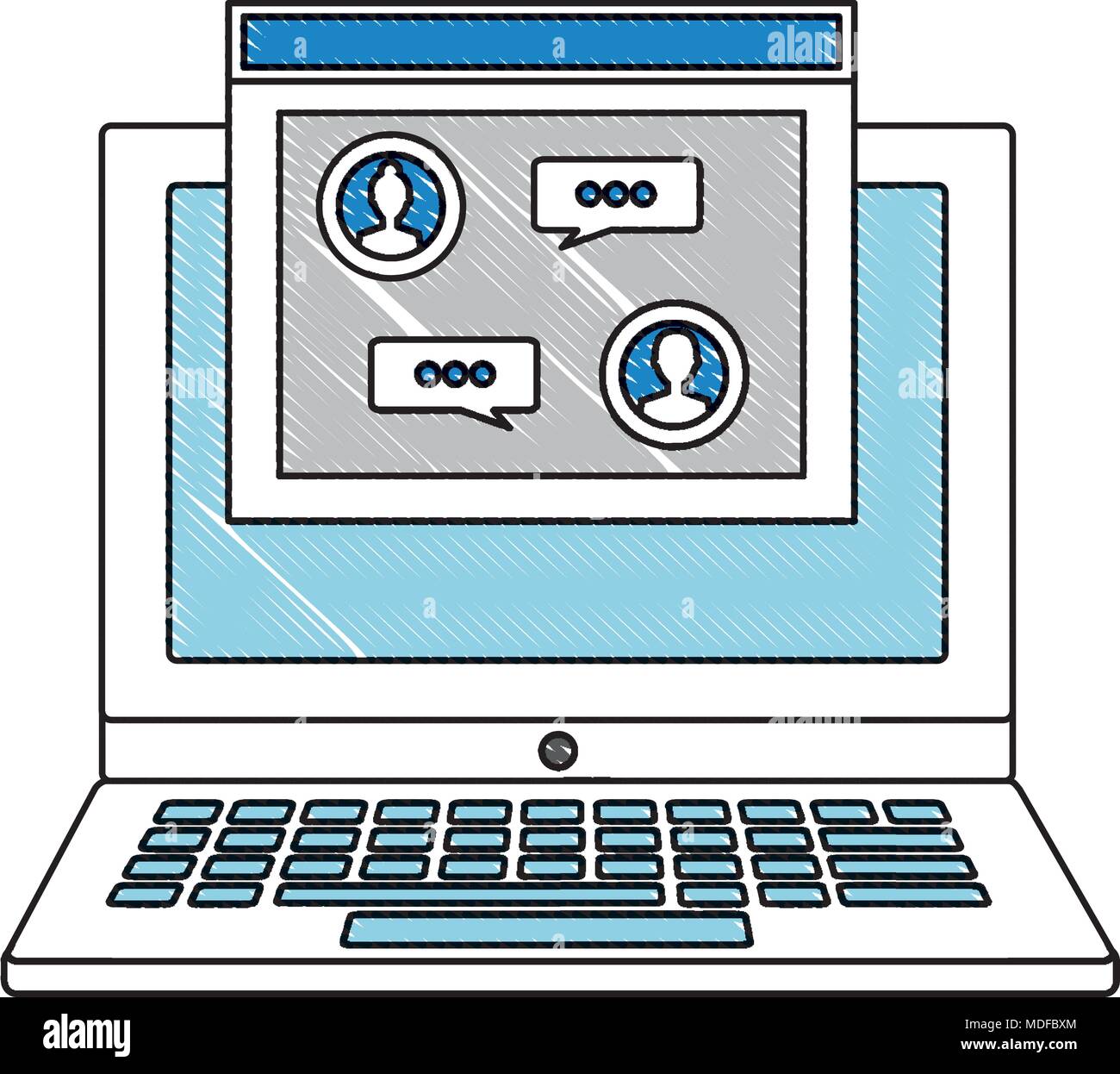 Computer screen with text photo Stock Vector Images - Alamy