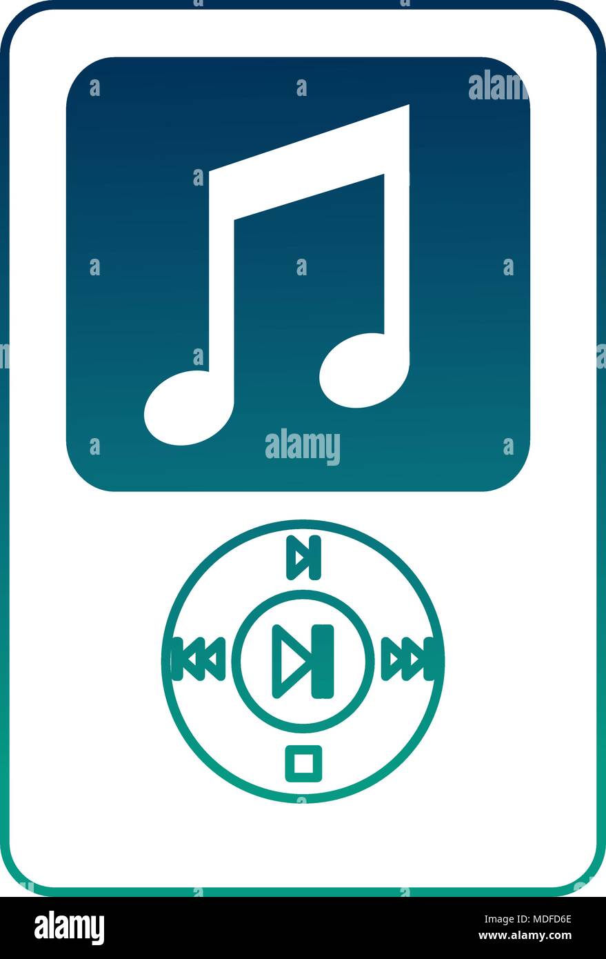 mp3 music sound device technology Stock Vector Image & Art - Alamy