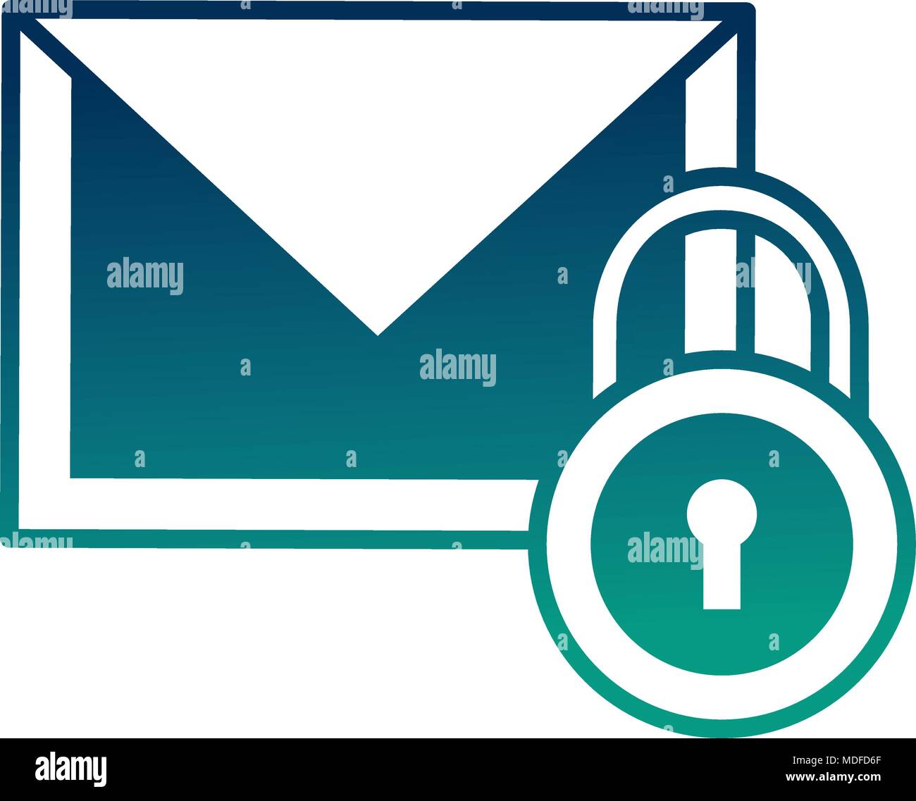 email message security data notification Stock Vector Image & Art - Alamy