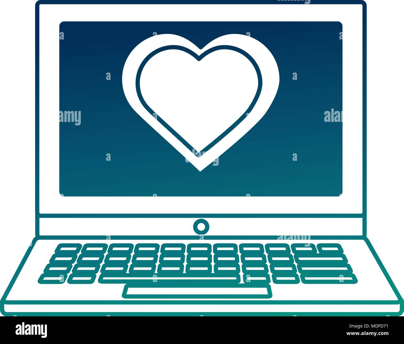 Computers And Laptops Clipart Heart
