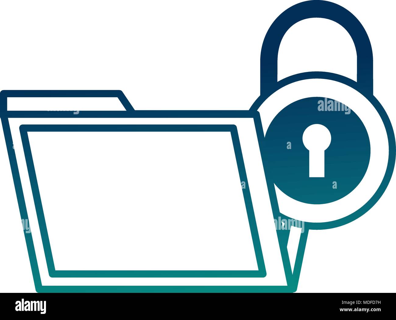 folder file data security protection Stock Vector Image & Art - Alamy