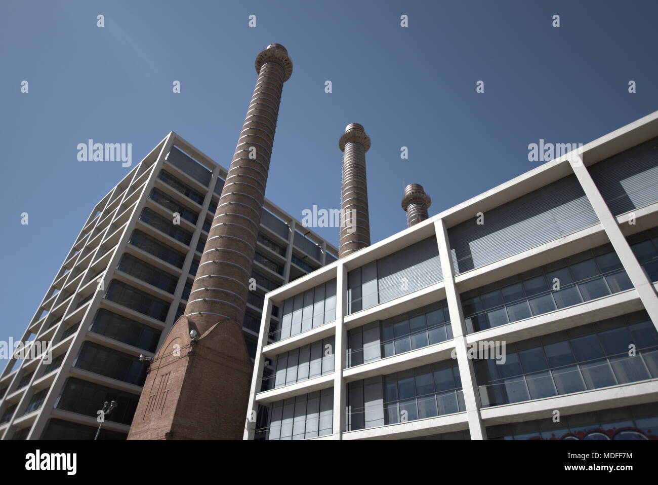 building of the three chimneys Stock Photo - Alamy