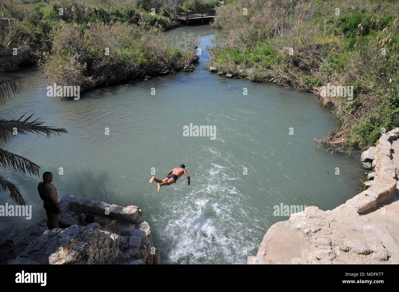 Boy diving into river hi-res stock photography and images - Alamy