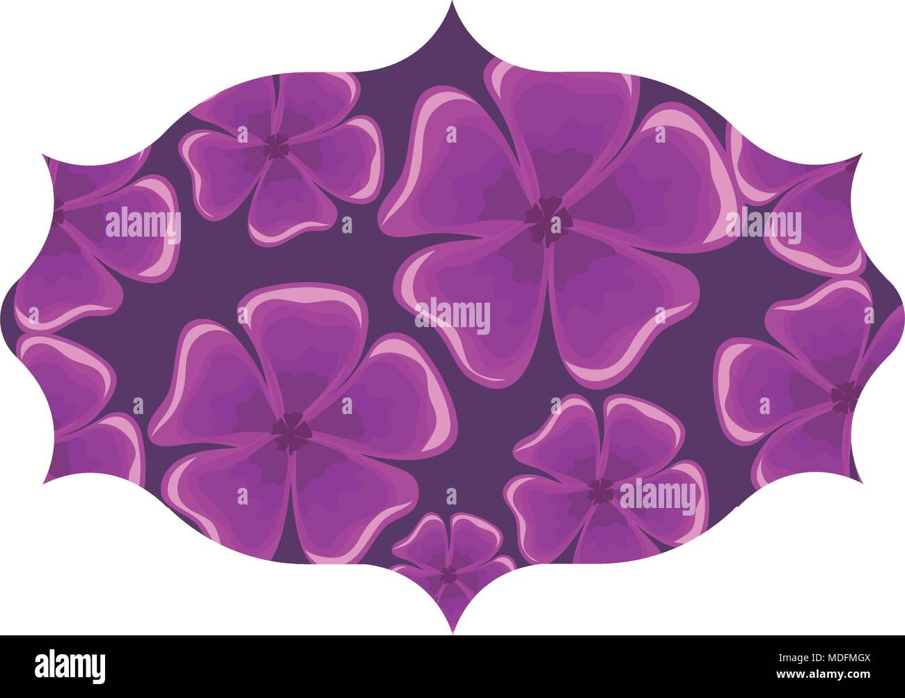 colorful arabic frame with beautiful flowers design. vector ...