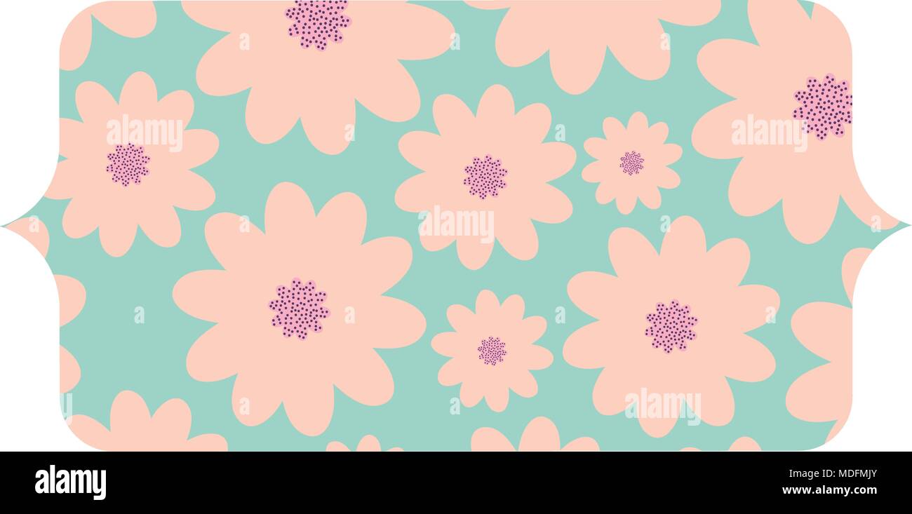 colorful banner with beautiful flowers design, vector illustration ...