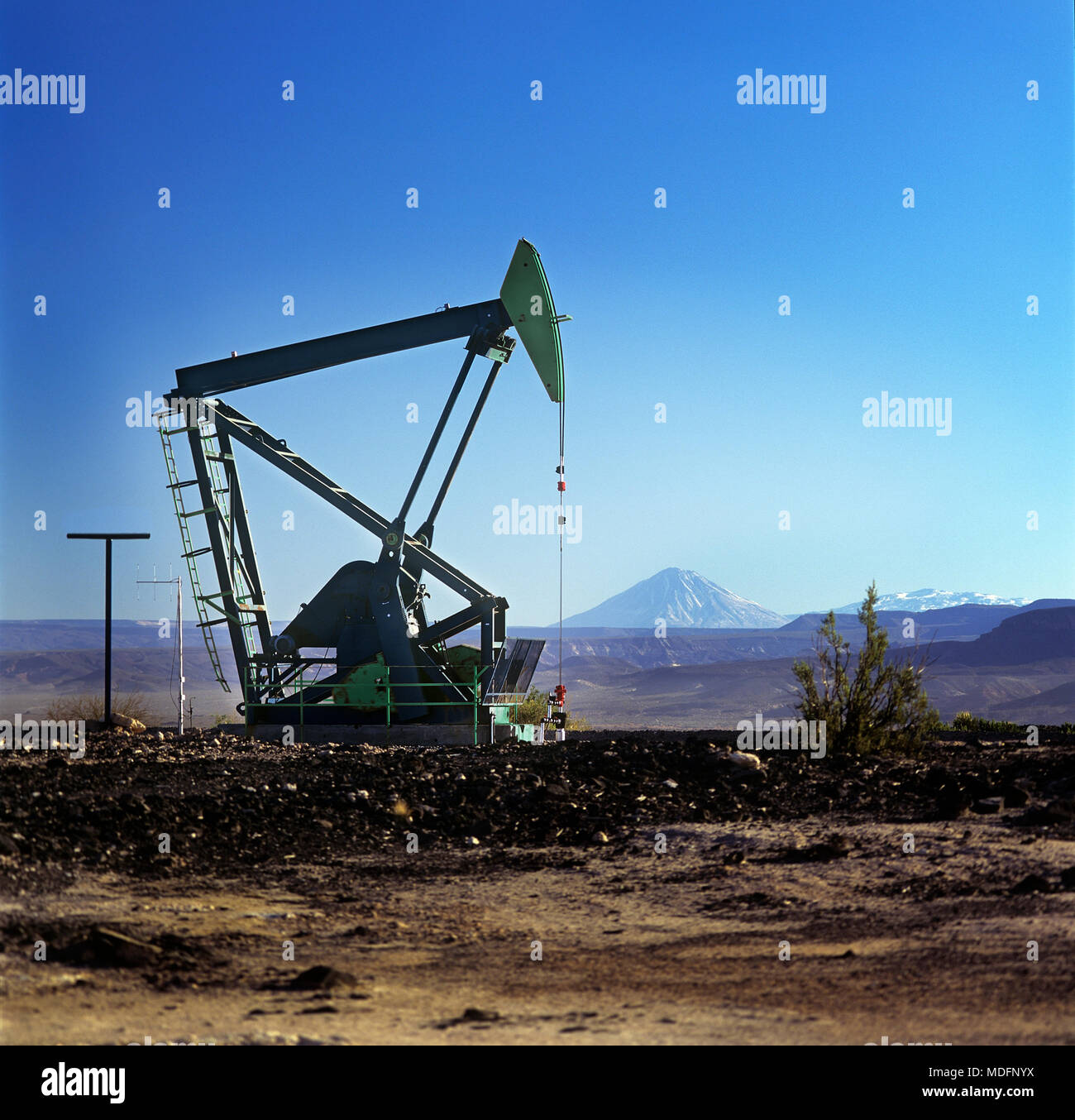 Extraction pump in an oil field, Patagonia, Argentina Stock Photo - Alamy