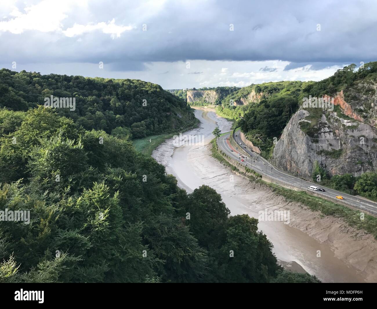 Road along the River Avon, Bristol, England, United Kingdom Stock Photo ...