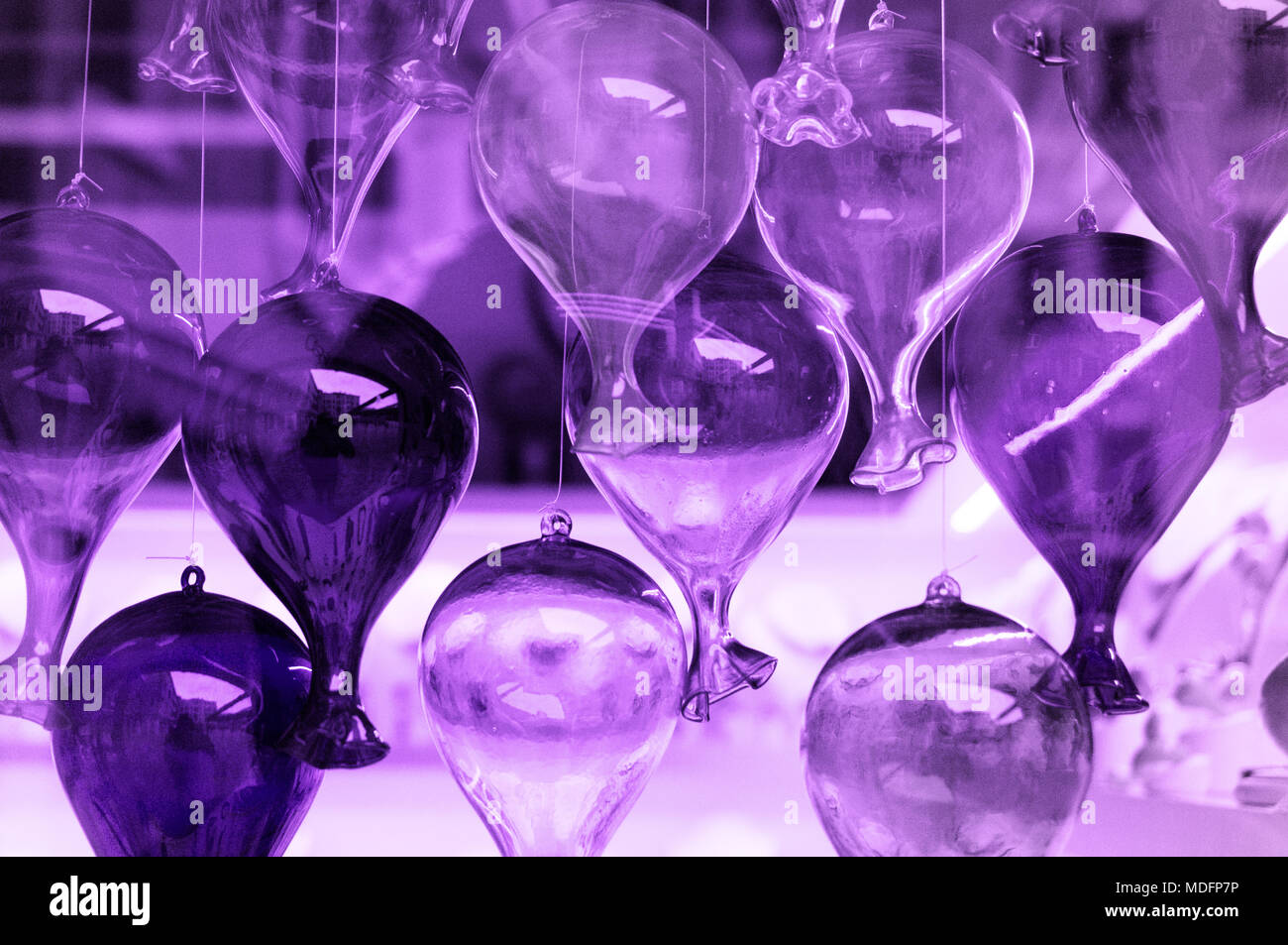 Glass lights hanging hi-res stock photography and images - Alamy