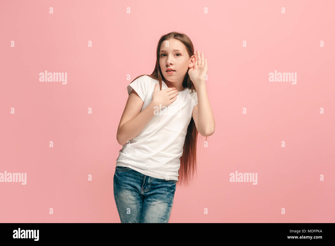 Listen cutout hand up business hi-res stock photography and images - Alamy