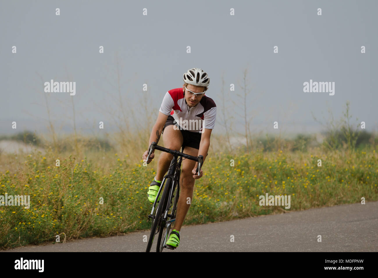 Male road cyclist hi-res stock photography and images - Alamy
