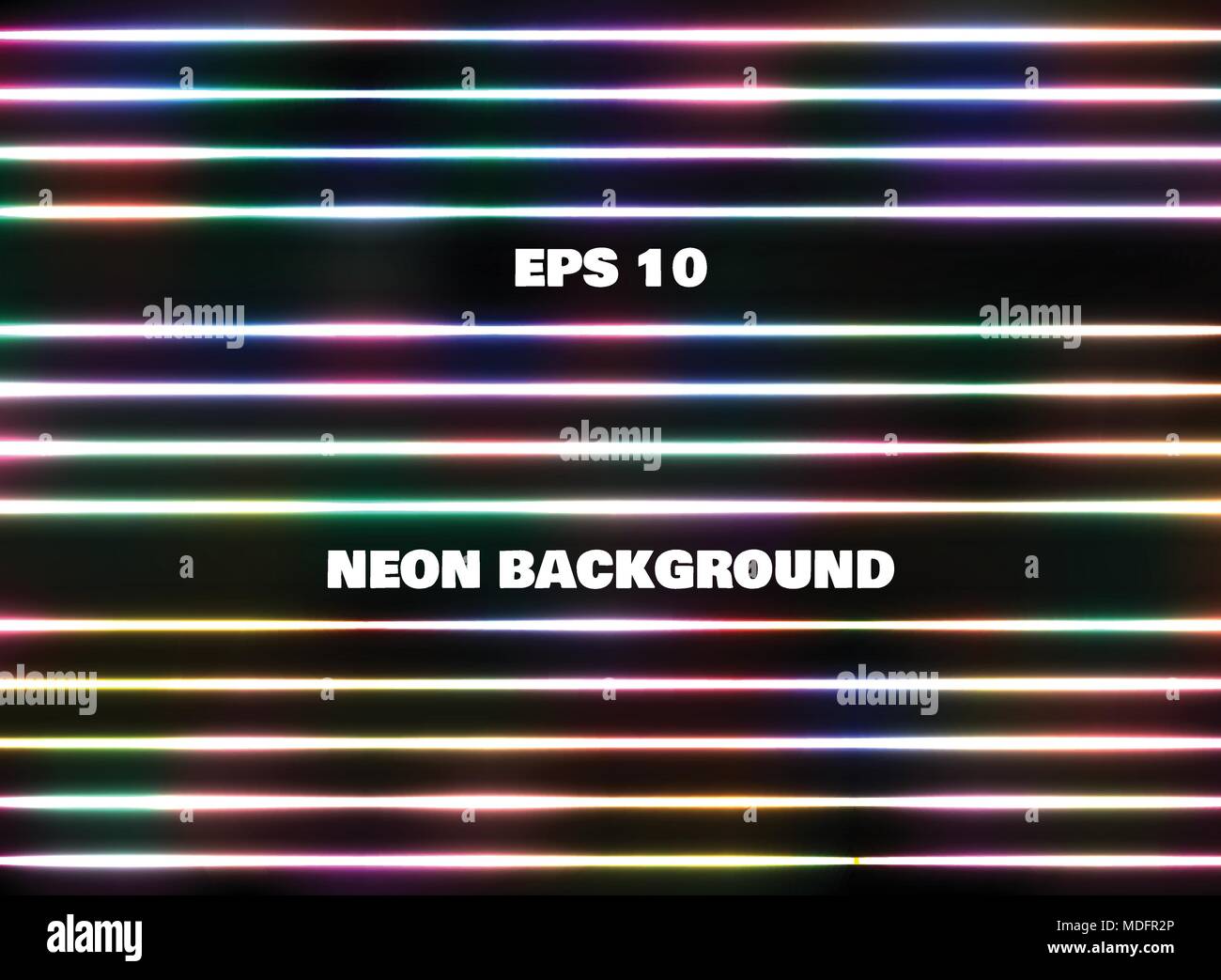 Simple classic abstract colorful neon line patterns background ...