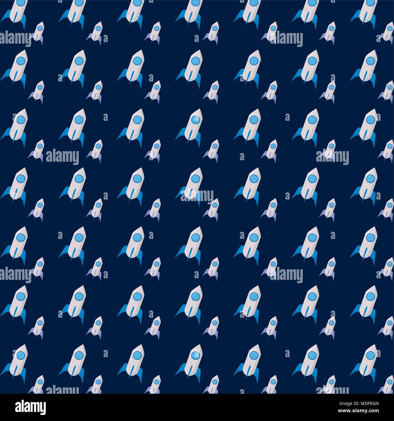 space rockets background, colorful design. vector illustration Stock ...