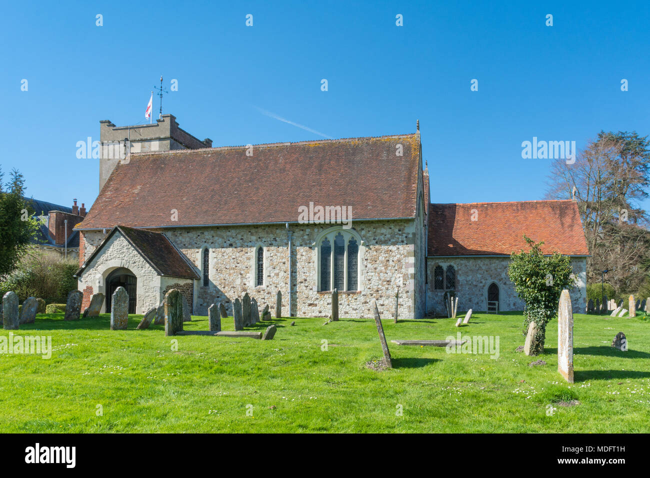 Norman architecture church tower hi-res stock photography and images ...