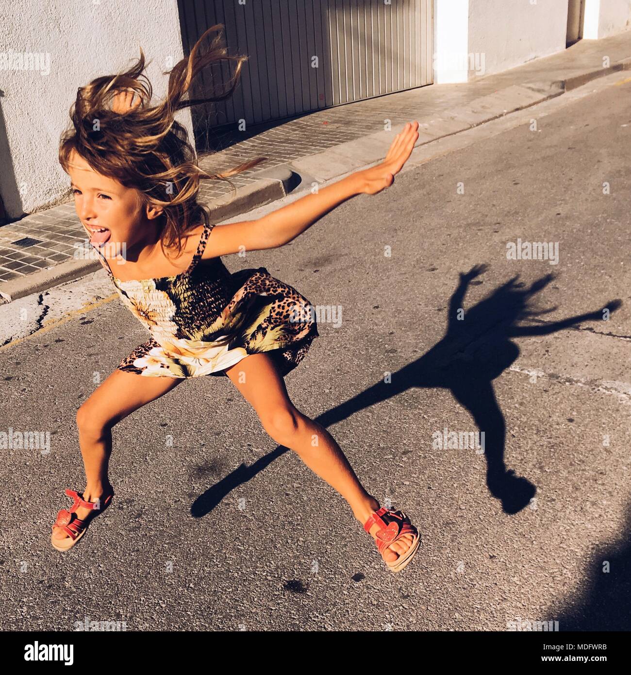 Child star jumping hi-res stock photography and images - Alamy