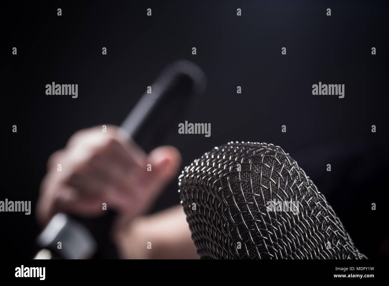 Music video band studio hi-res stock photography and images - Alamy