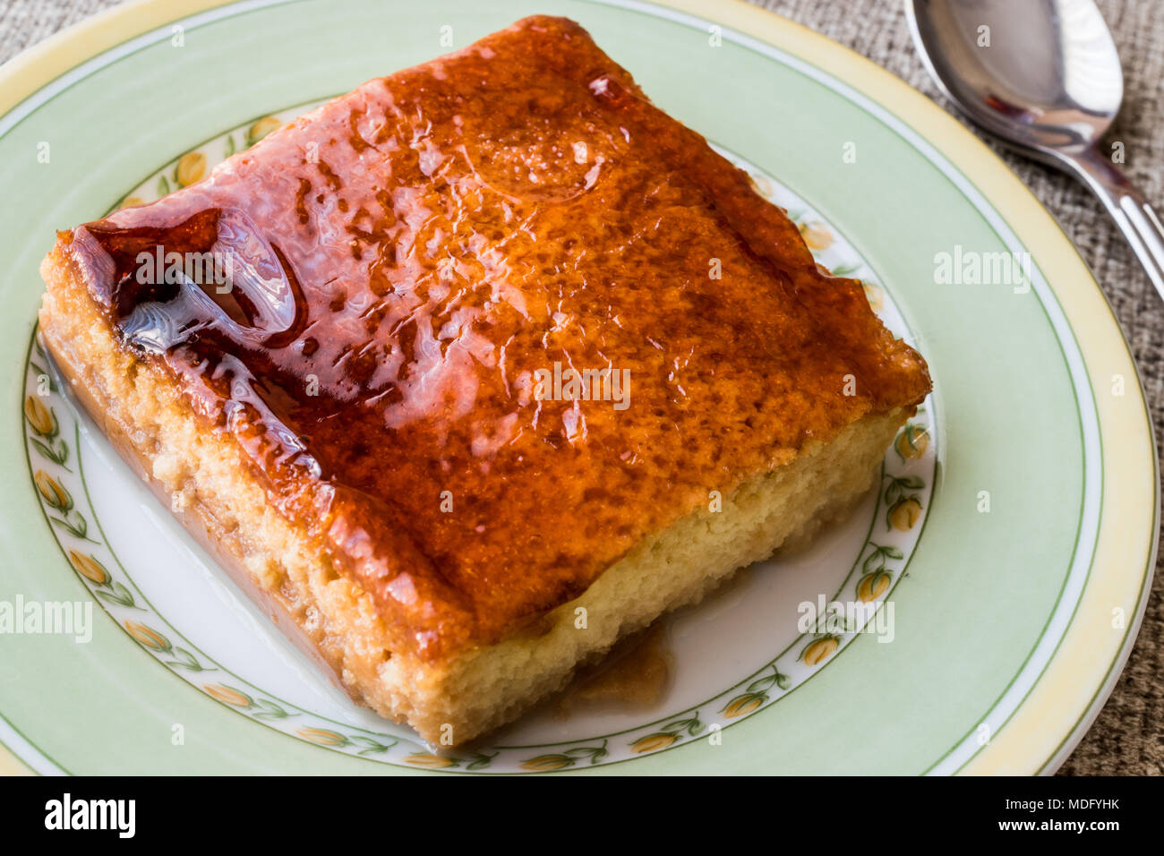 Trilece three milk cake hi-res stock photography and images - Alamy