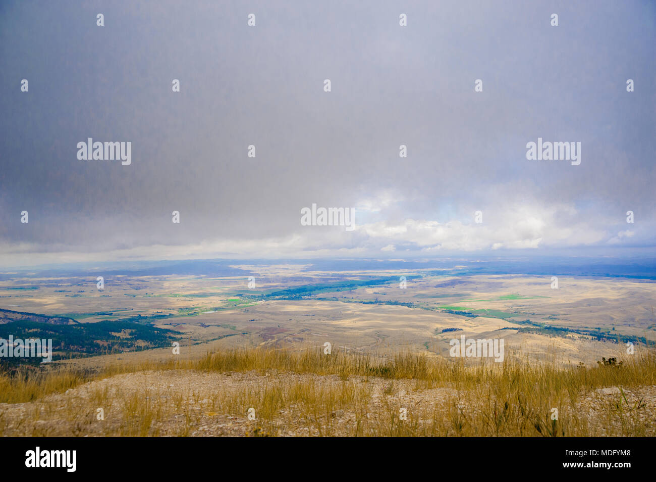 Landscape of the country side in America. America is a continent where ...