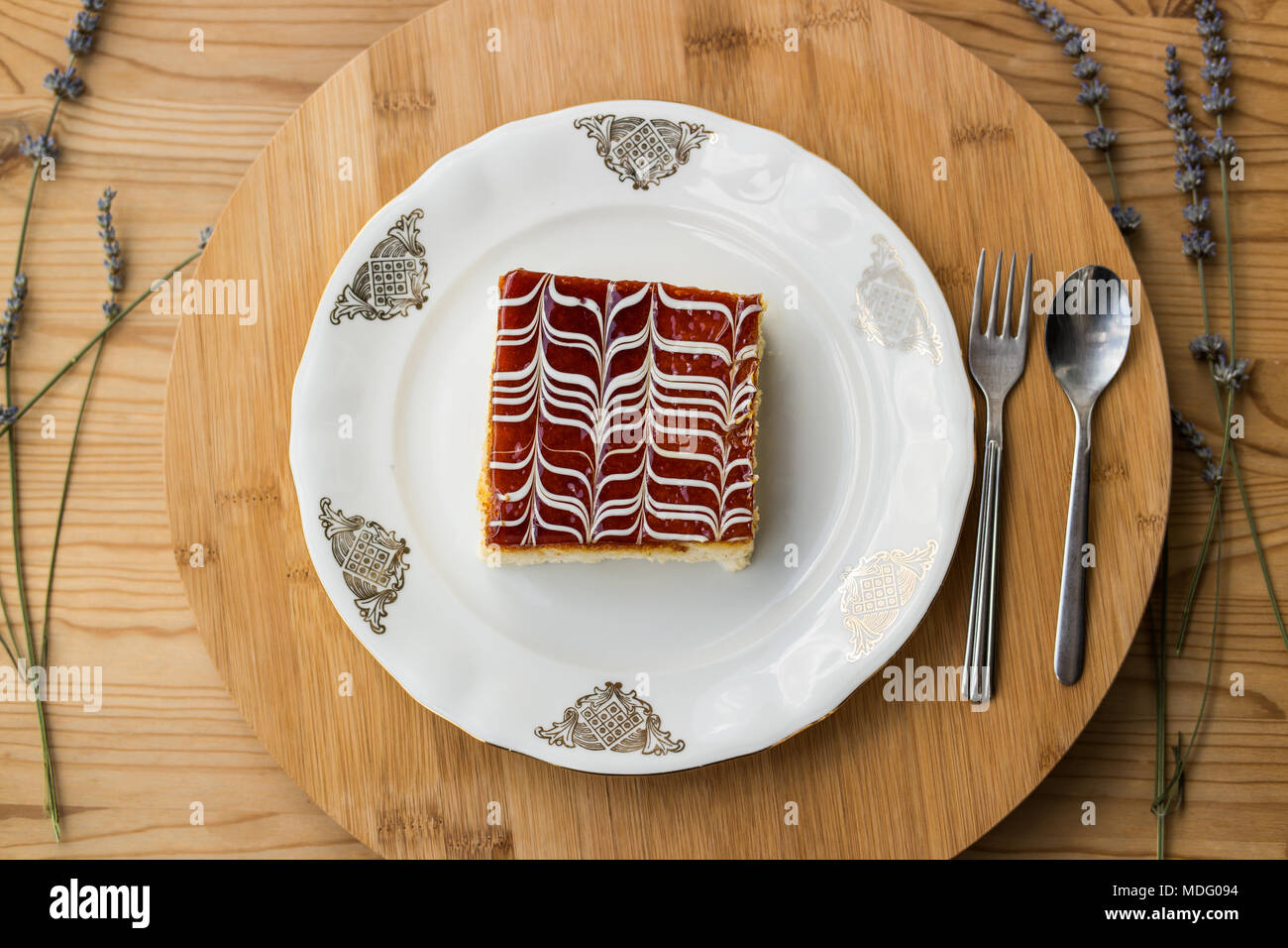 Balkan Dessert Trilece Sponge Cake Pudding made with Three Milk Stock ...