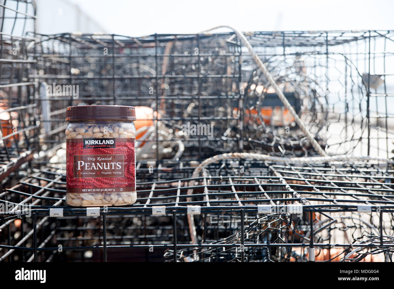 PEANUTS on the port of San Diego, California. California is known with ...