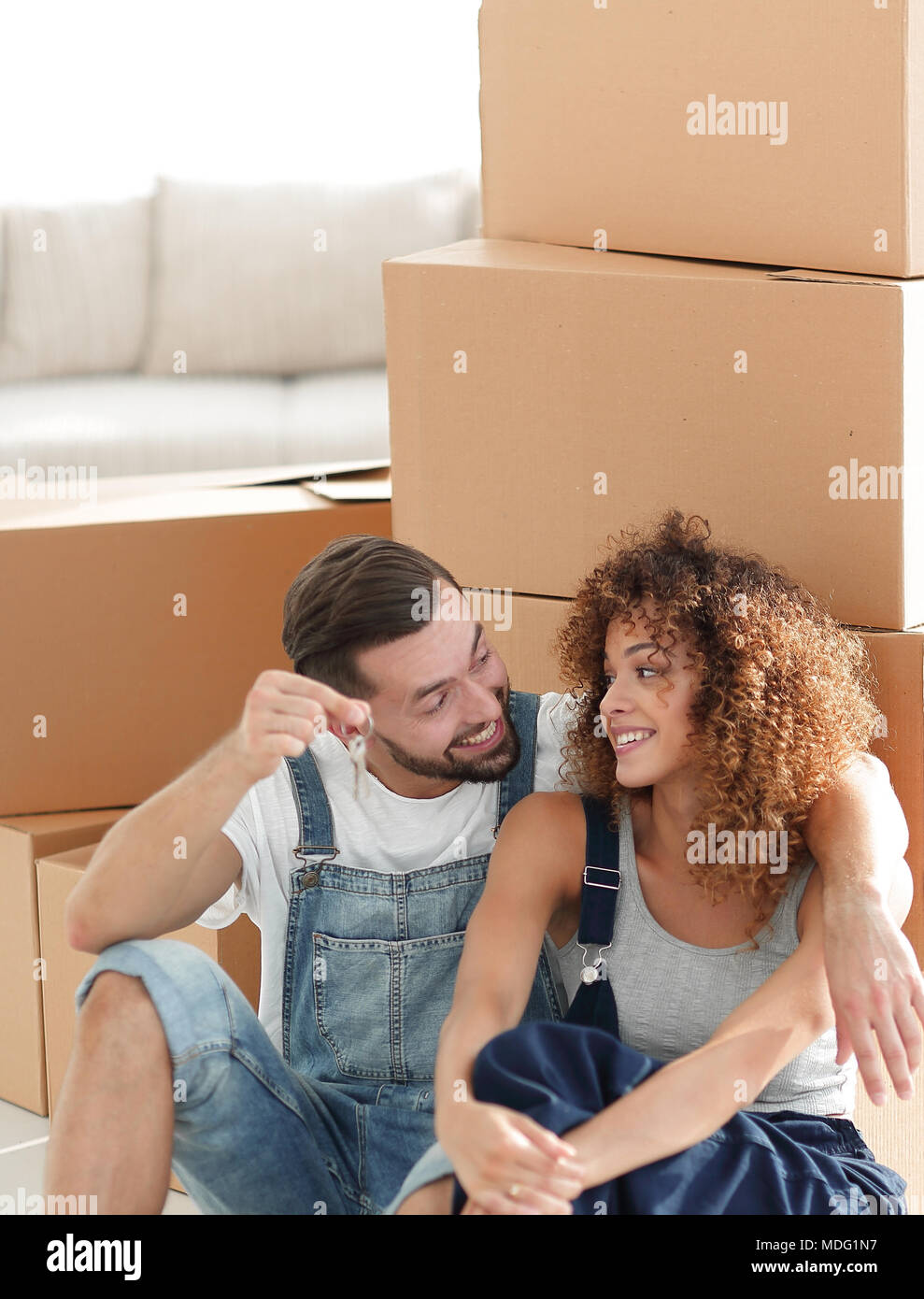 Happy tenants hi-res stock photography and images - Alamy