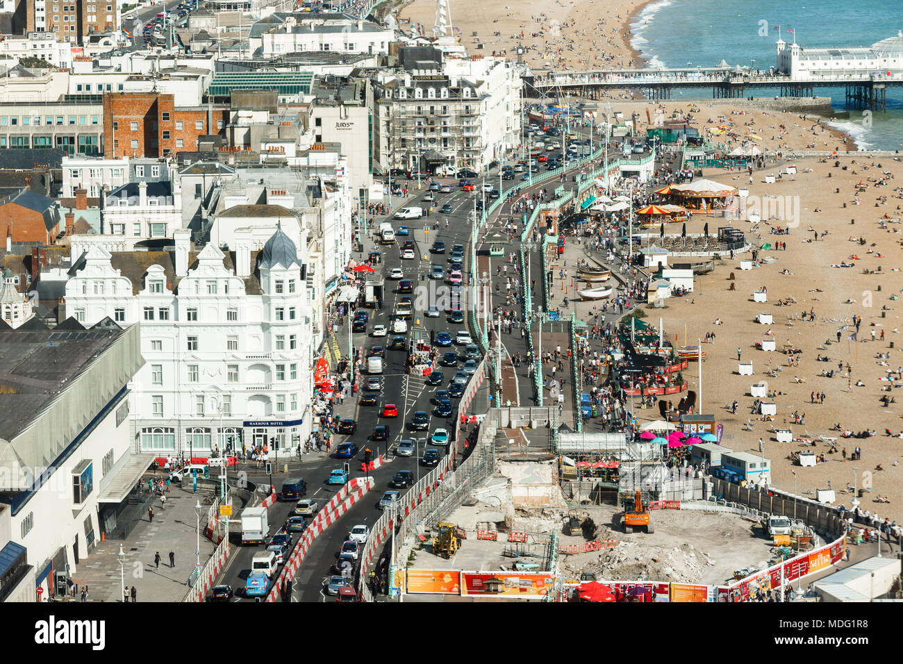 Traffic jam brighton hi-res stock photography and images - Alamy