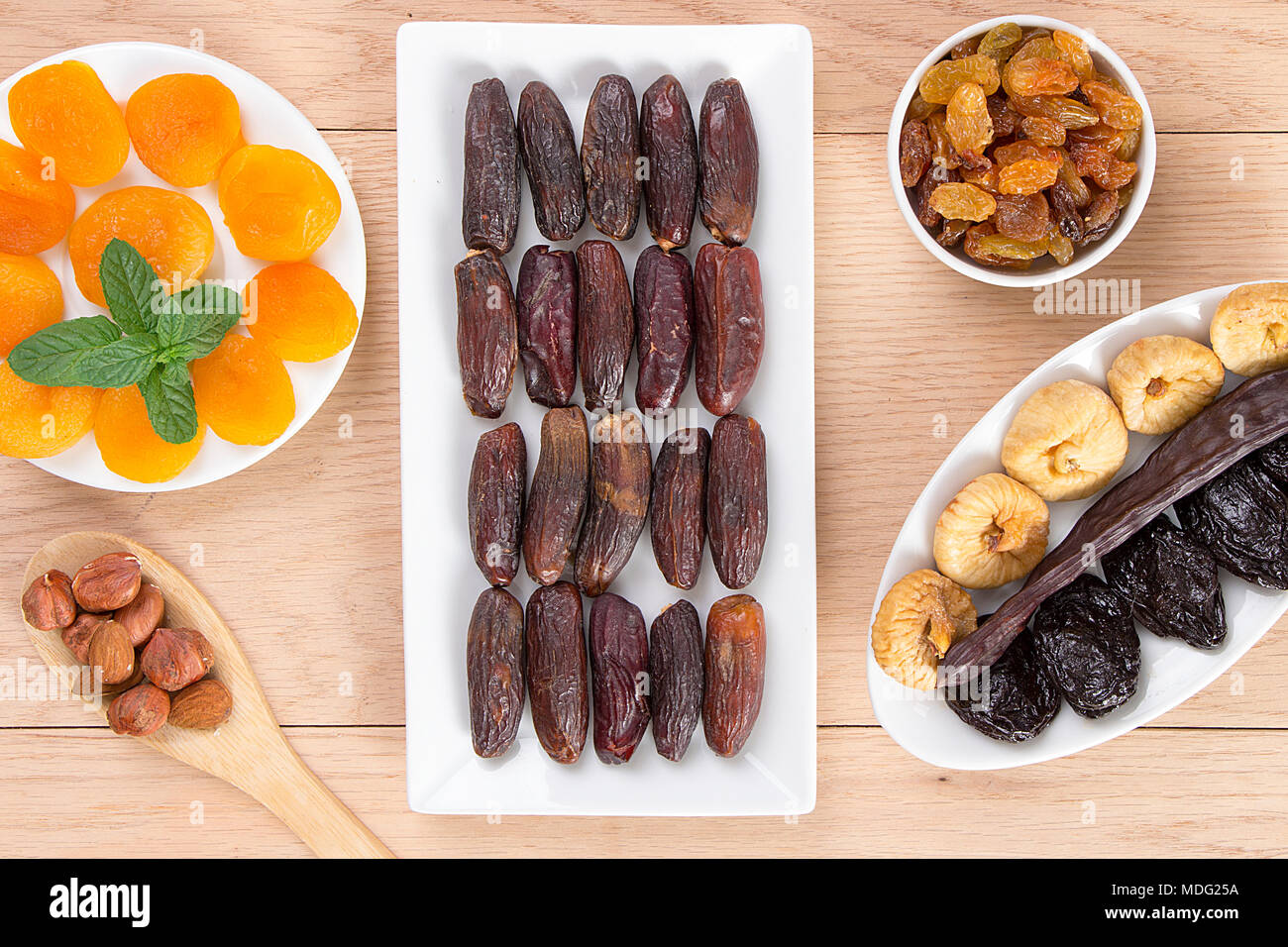 Collection of Ramadan Fruits and nuts Stock Photo - Alamy
