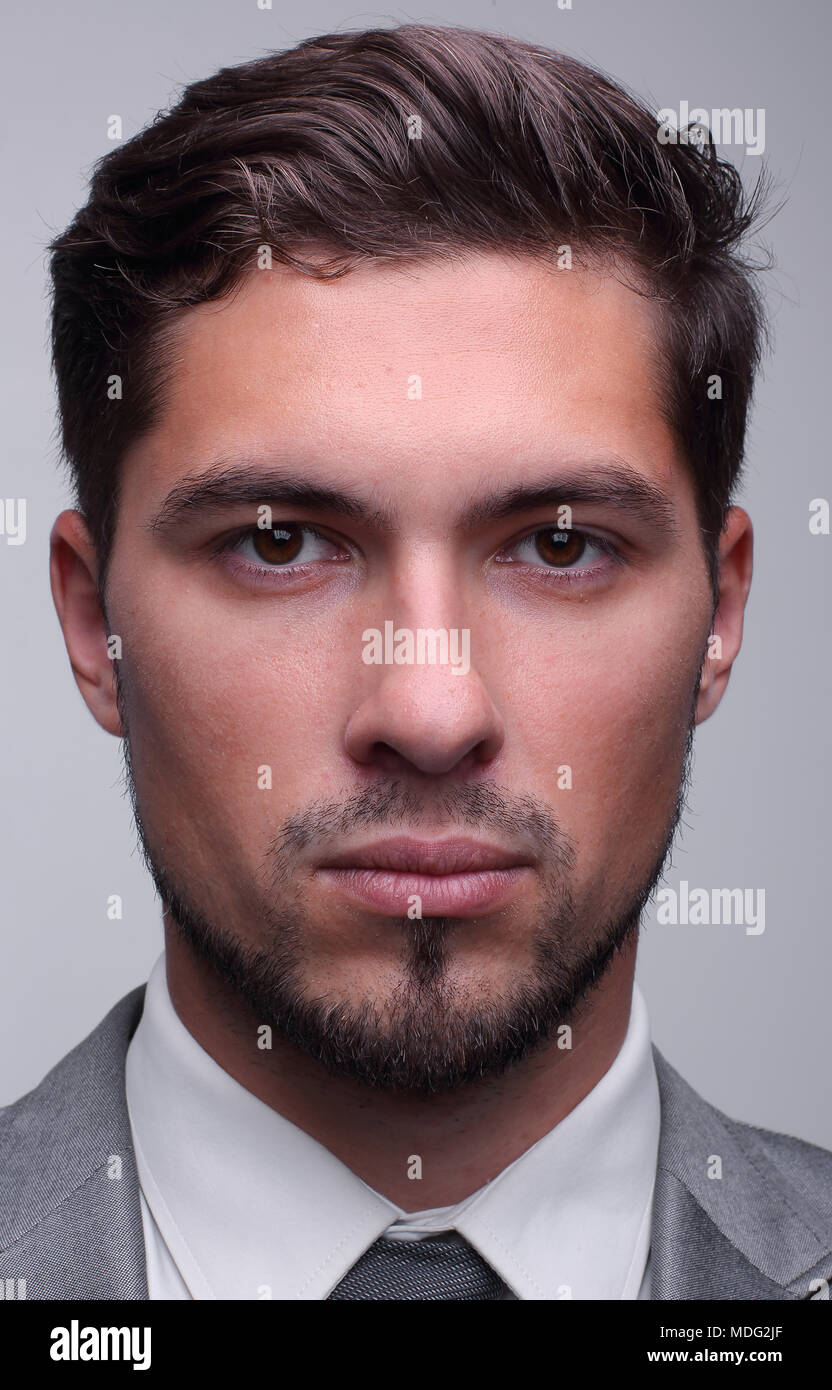 closeup face of a successful businessman Stock Photo - Alamy