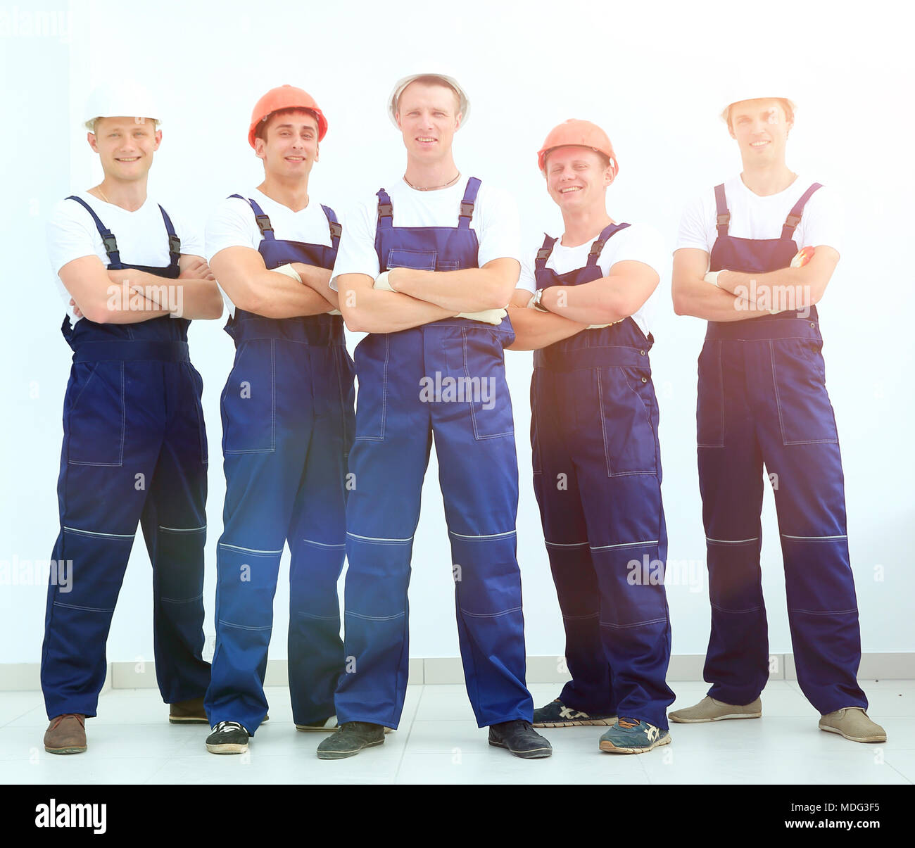 Team security professional working in hi-res stock photography and ...