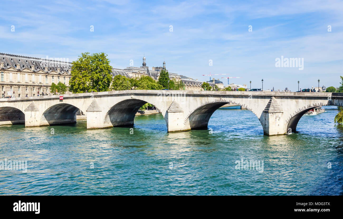 View of Pont Royal. Paris. France Stock Photo - Alamy