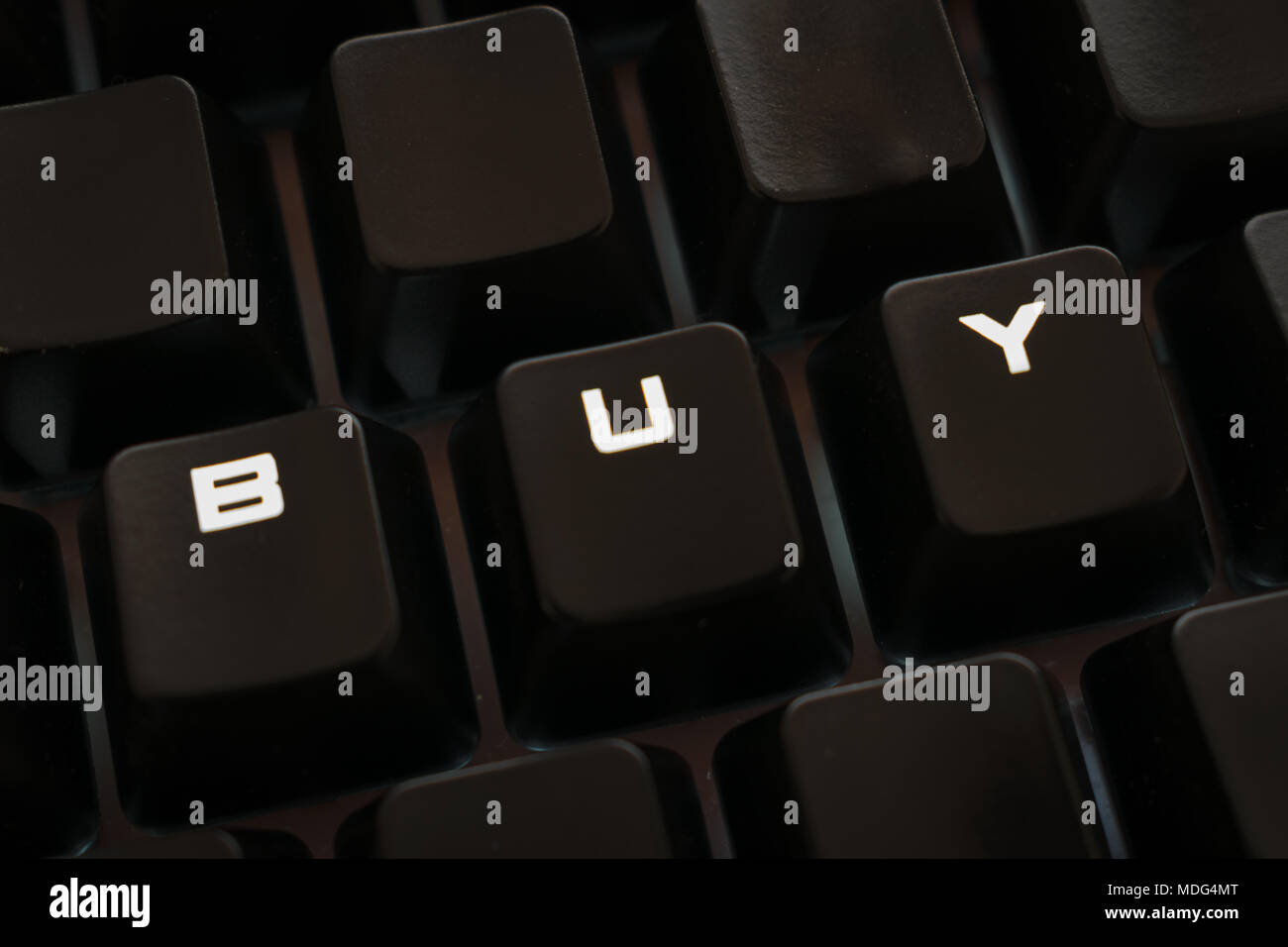 Buy word on keyboard with rearranged letters, backlit keys Stock Photo ...