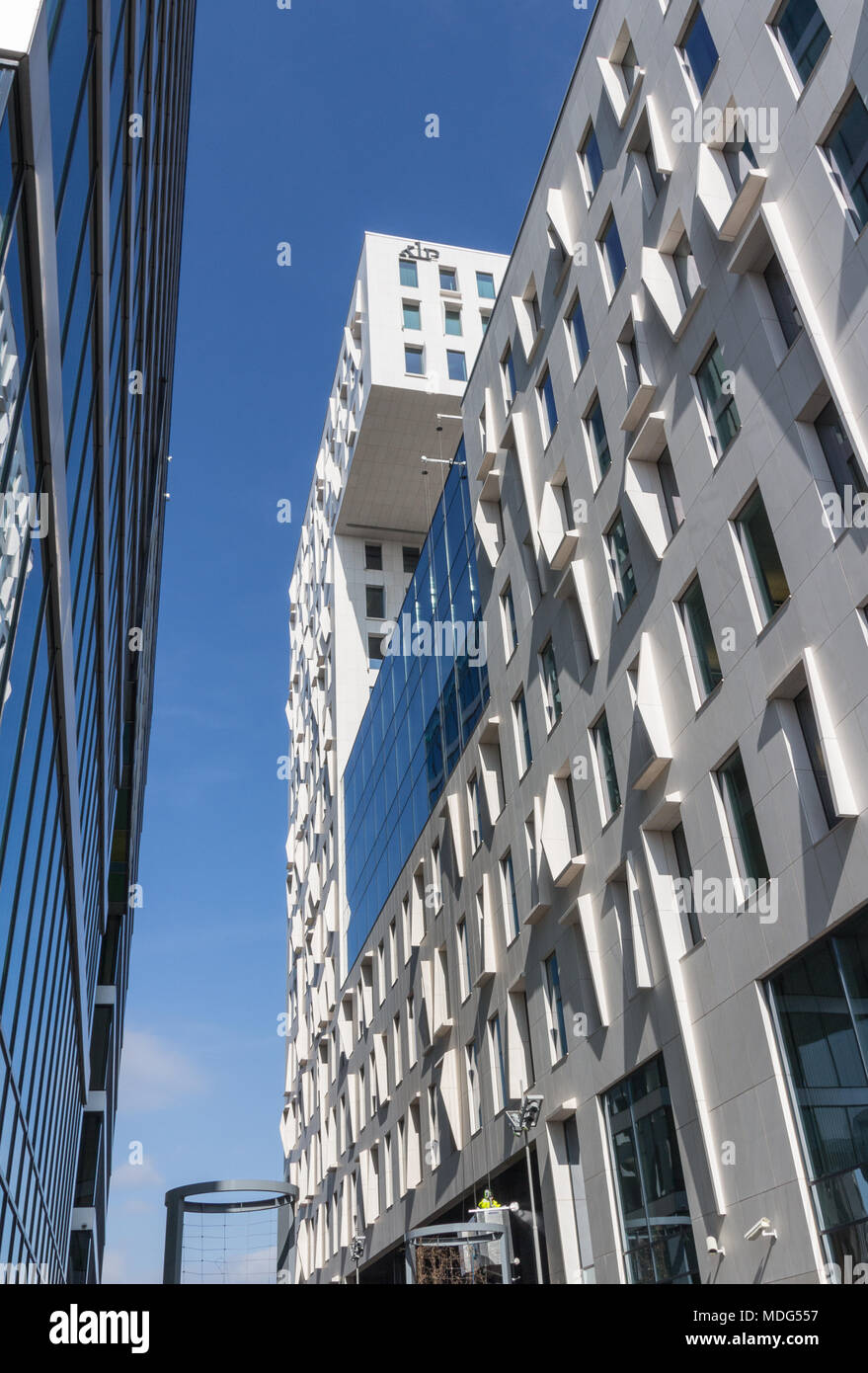 Bar Code, Oslo, Arkitektur, moderne arkitektur, glass, metall, betonf ...