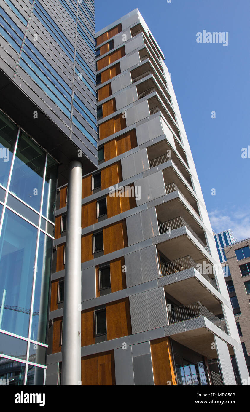 Bar Code, Oslo, Arkitektur, moderne arkitektur, glass, metall, betonf ...