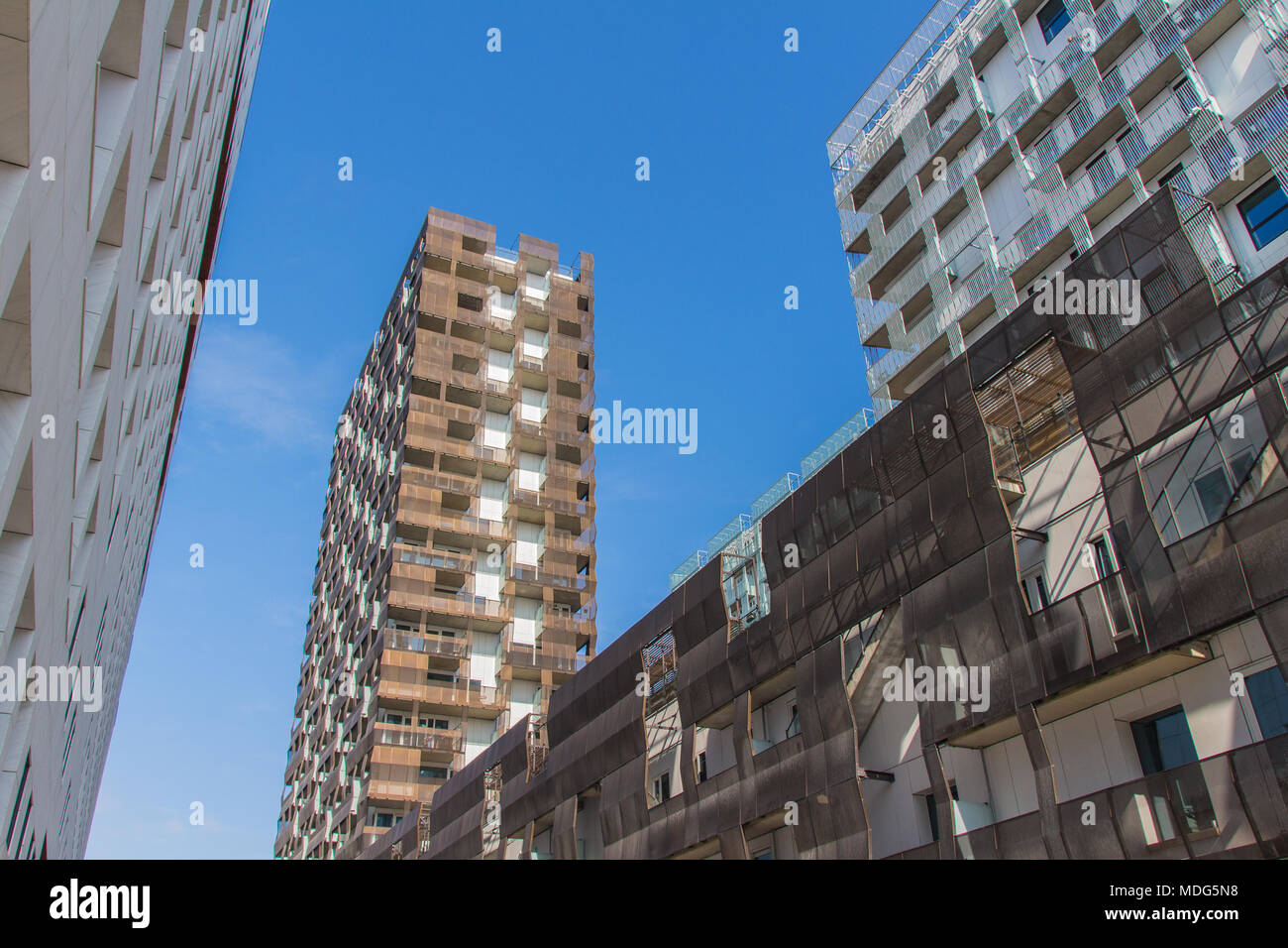 Bar Code, Oslo, Arkitektur, moderne arkitektur, glass, metall, betonf ...