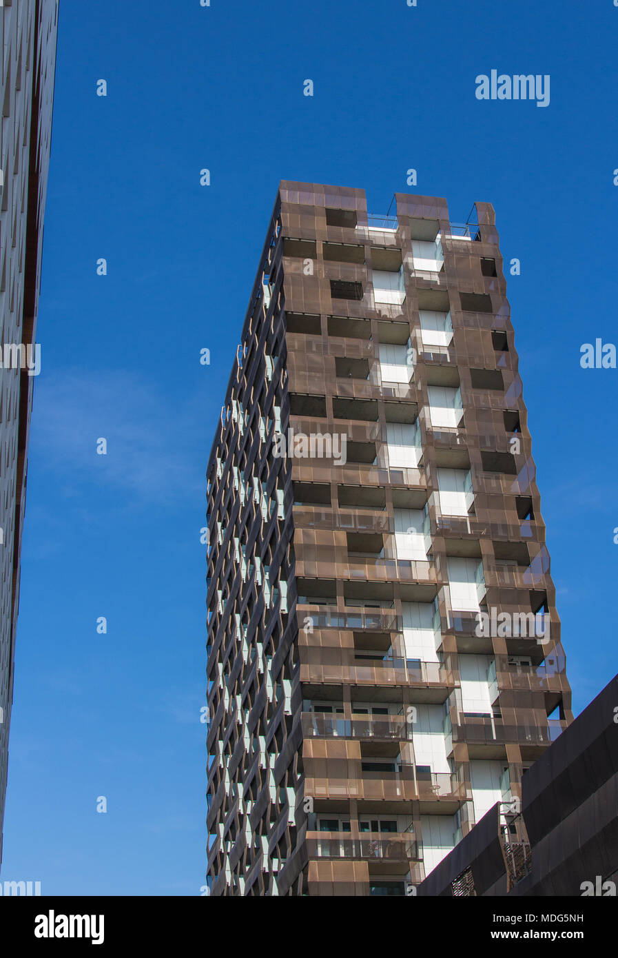 Bar Code, Oslo, Arkitektur, moderne arkitektur, glass, metall, betonf ...