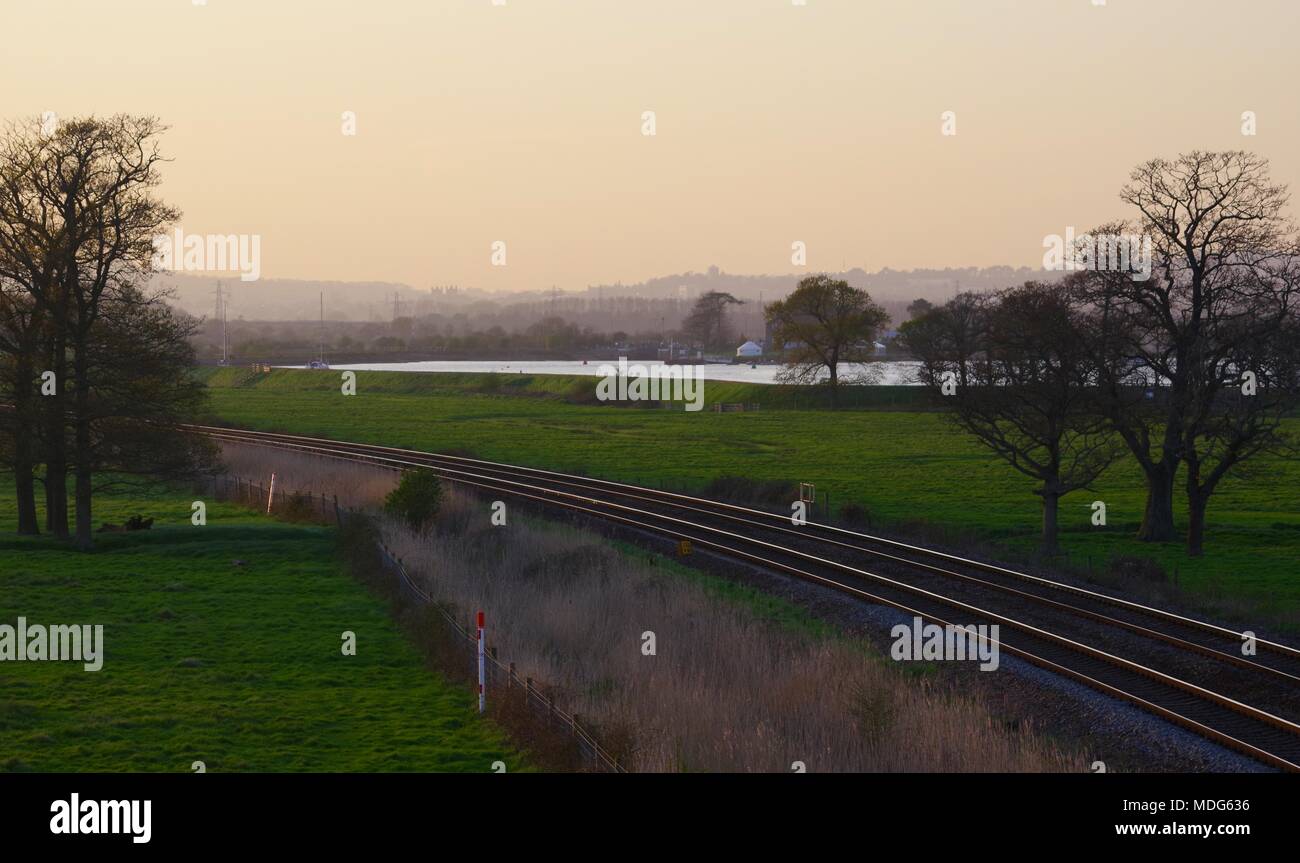 Exminster and powderham marshes hi-res stock photography and images - Alamy