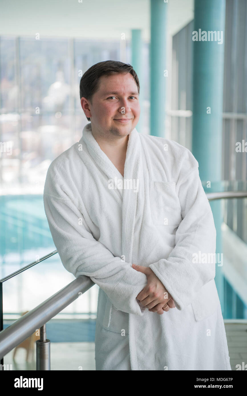 Spa pool robe hi-res stock photography and images - Alamy