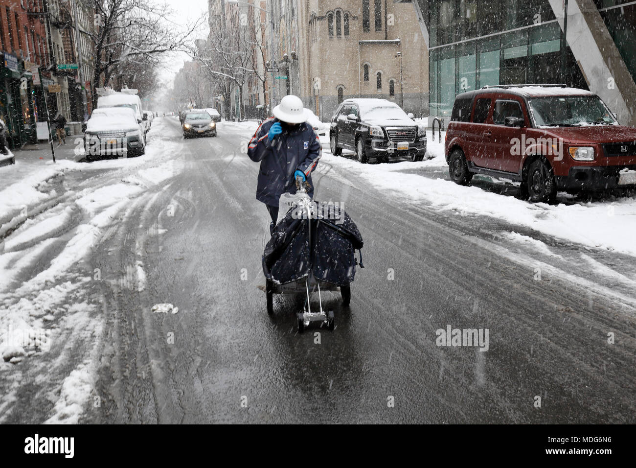 Mailman Snow High Resolution Stock Photography and Images - Alamy