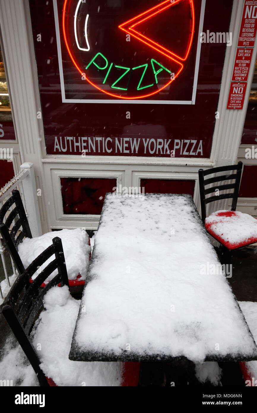 Snow covered terrace restaurant in hi-res stock photography and images ...
