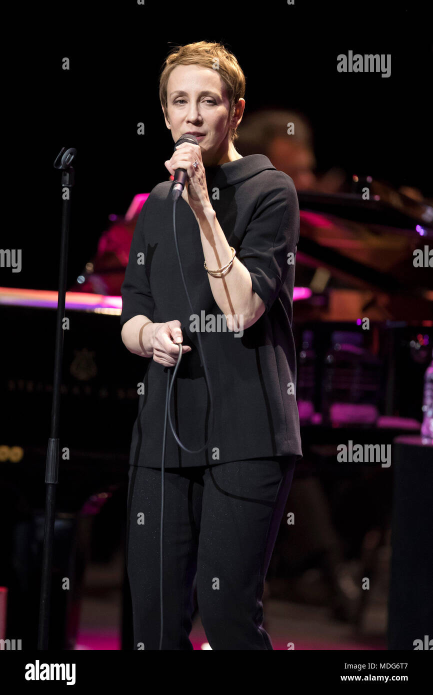 Jazz singer Stacey Kent in concert on the occasion of the Monte-Carlo ...