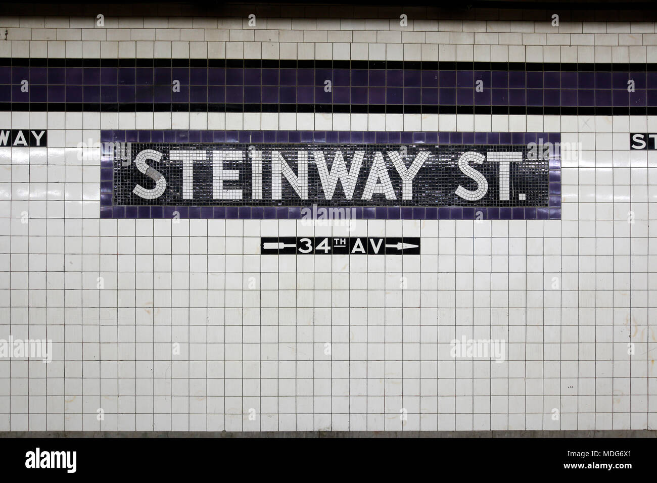 Steinway street subway hi-res stock photography and images - Alamy