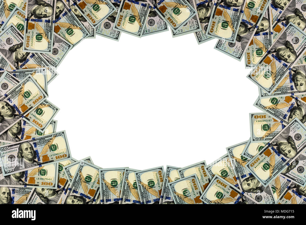 100 dollar bill template hi-res stock photography and images - Alamy
