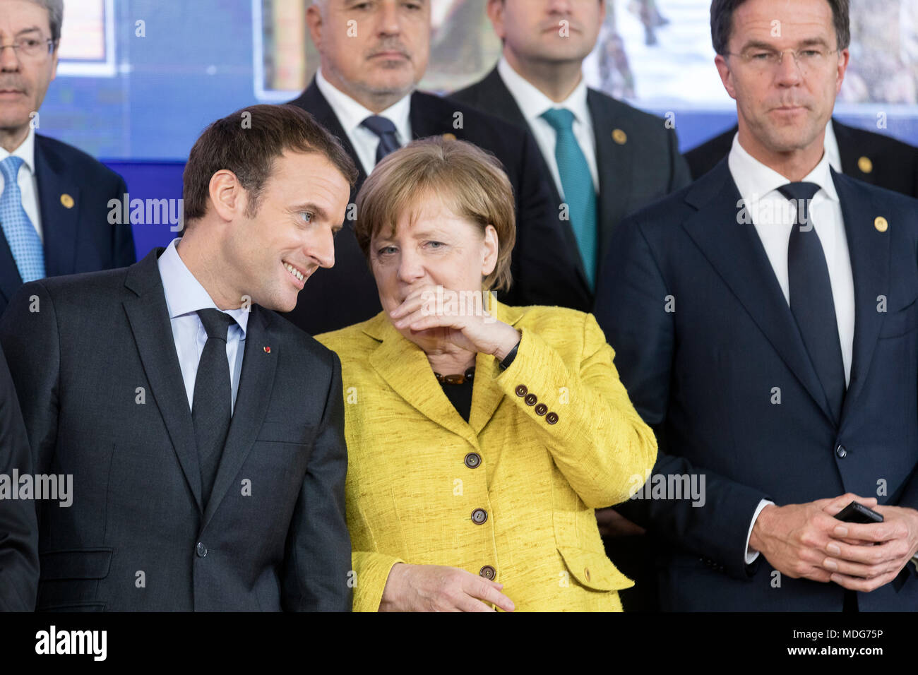 Belgium, Brussels on 2017/12/14: launching of the European defence ...