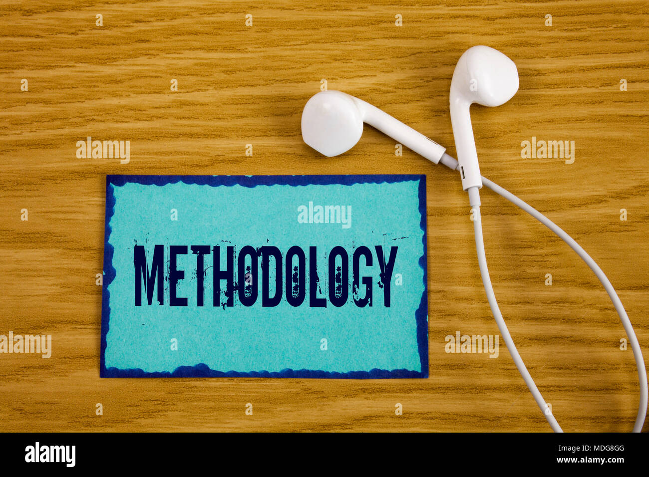 Writing note showing Methodology. Business photo showcasing System of ...