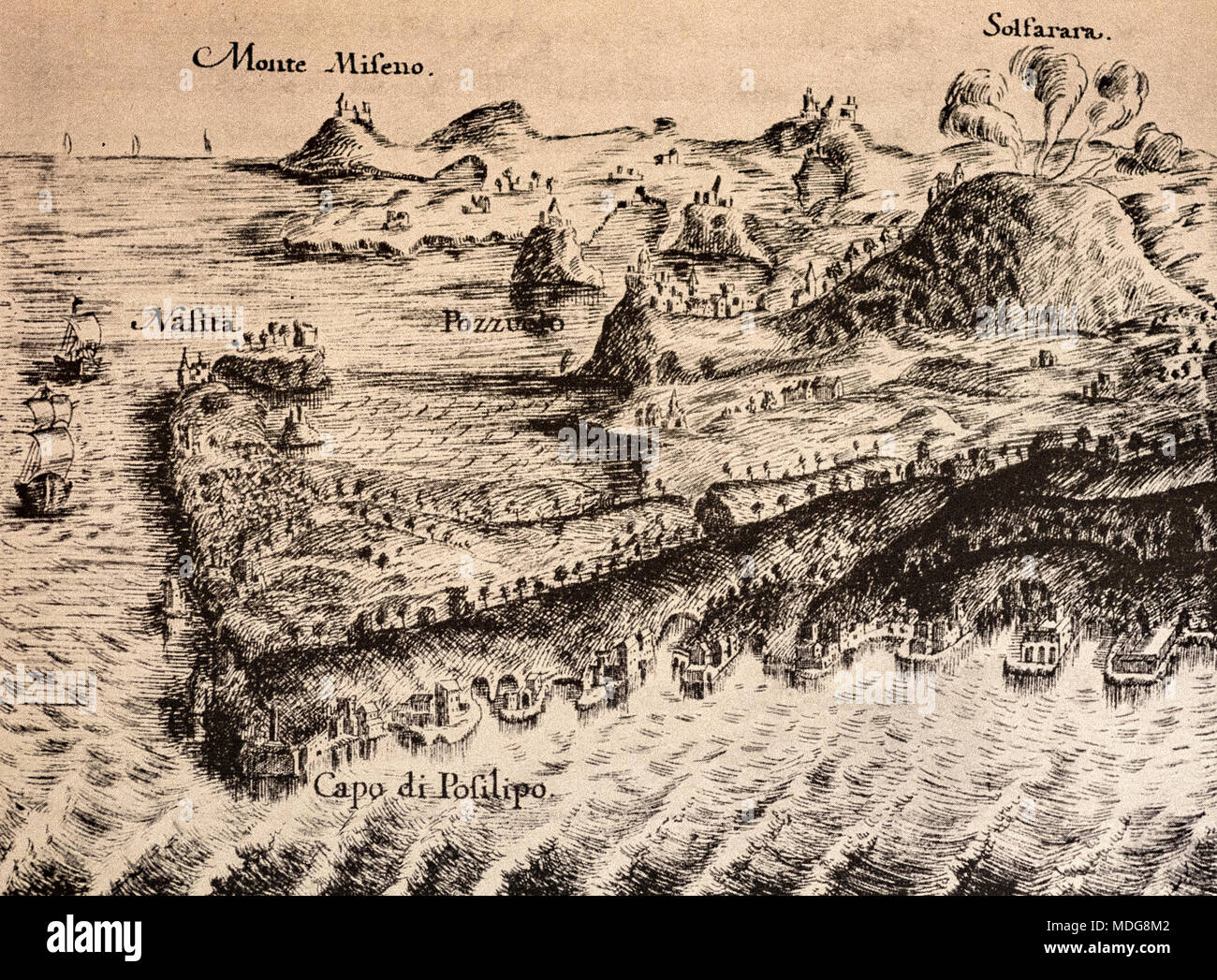 Drawings of Naples and Surroundings taken from the Memories of T ...