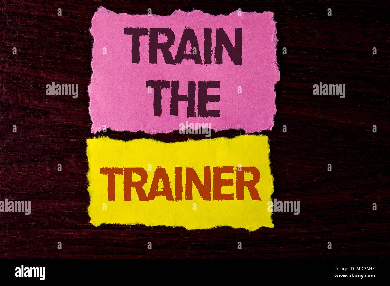 Writing note showing Train The Trainer. Business photo showcasing ...