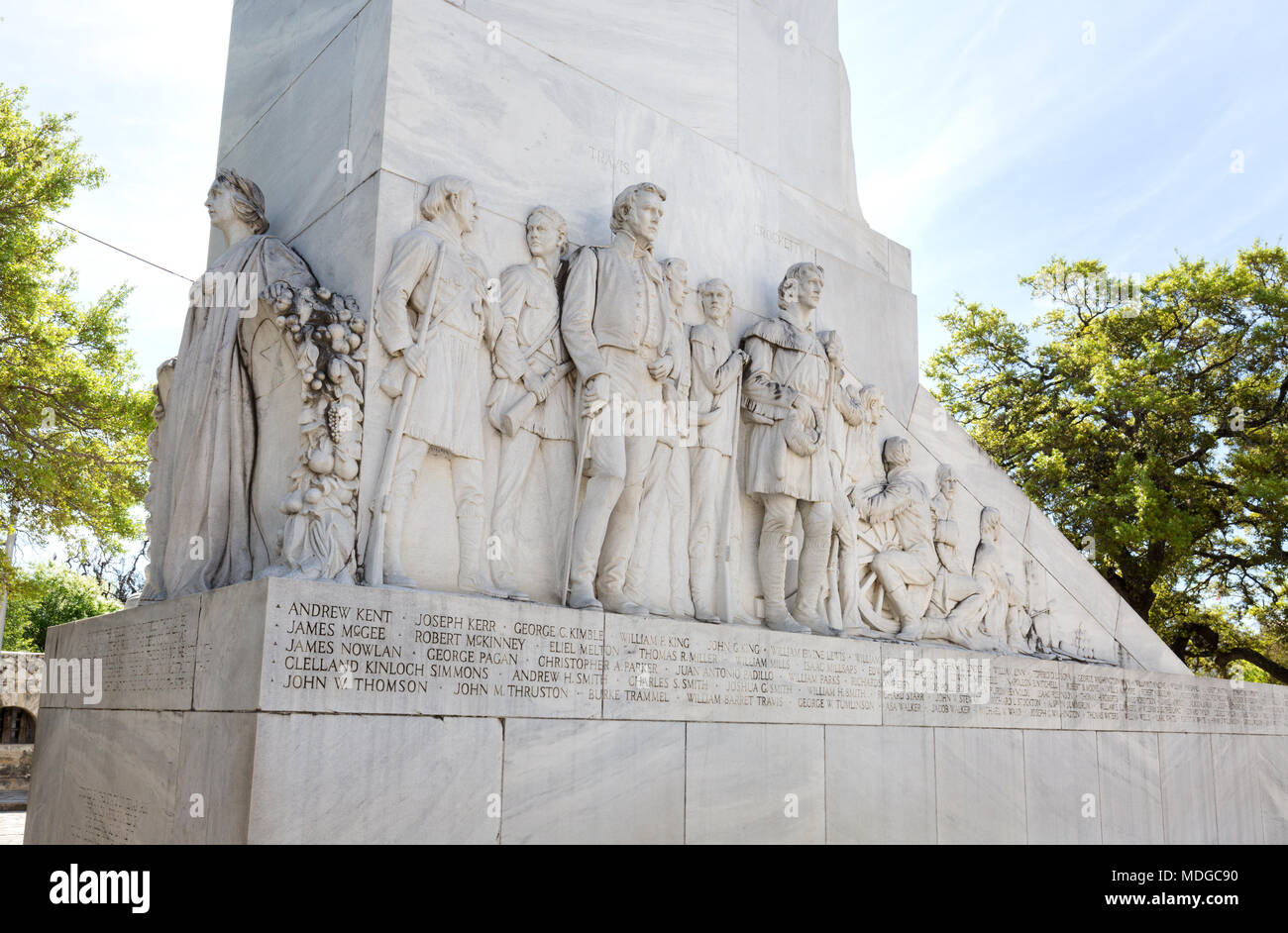 The Alamo Cenotaph, or Spirit of Sacrifice by Pompeo Coppini- a ...