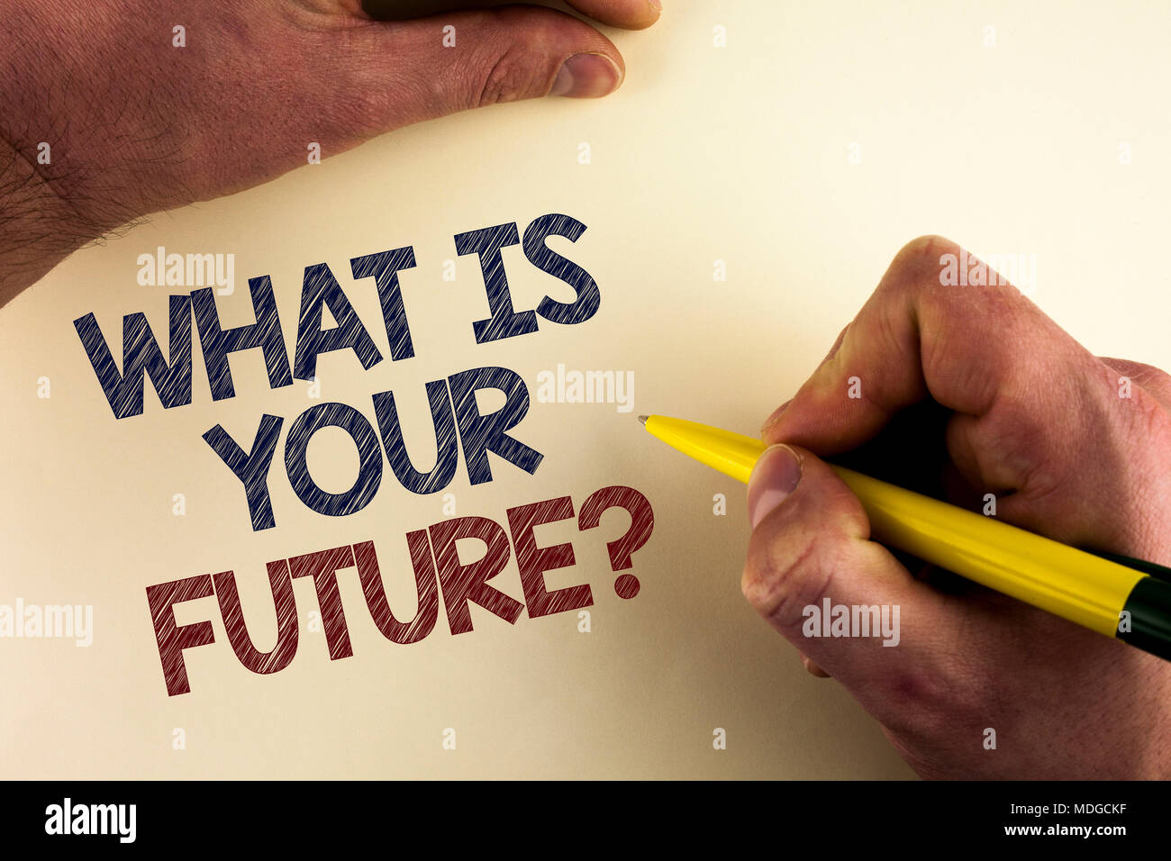 Word writing text What Is Your Future Question. Business concept for ...