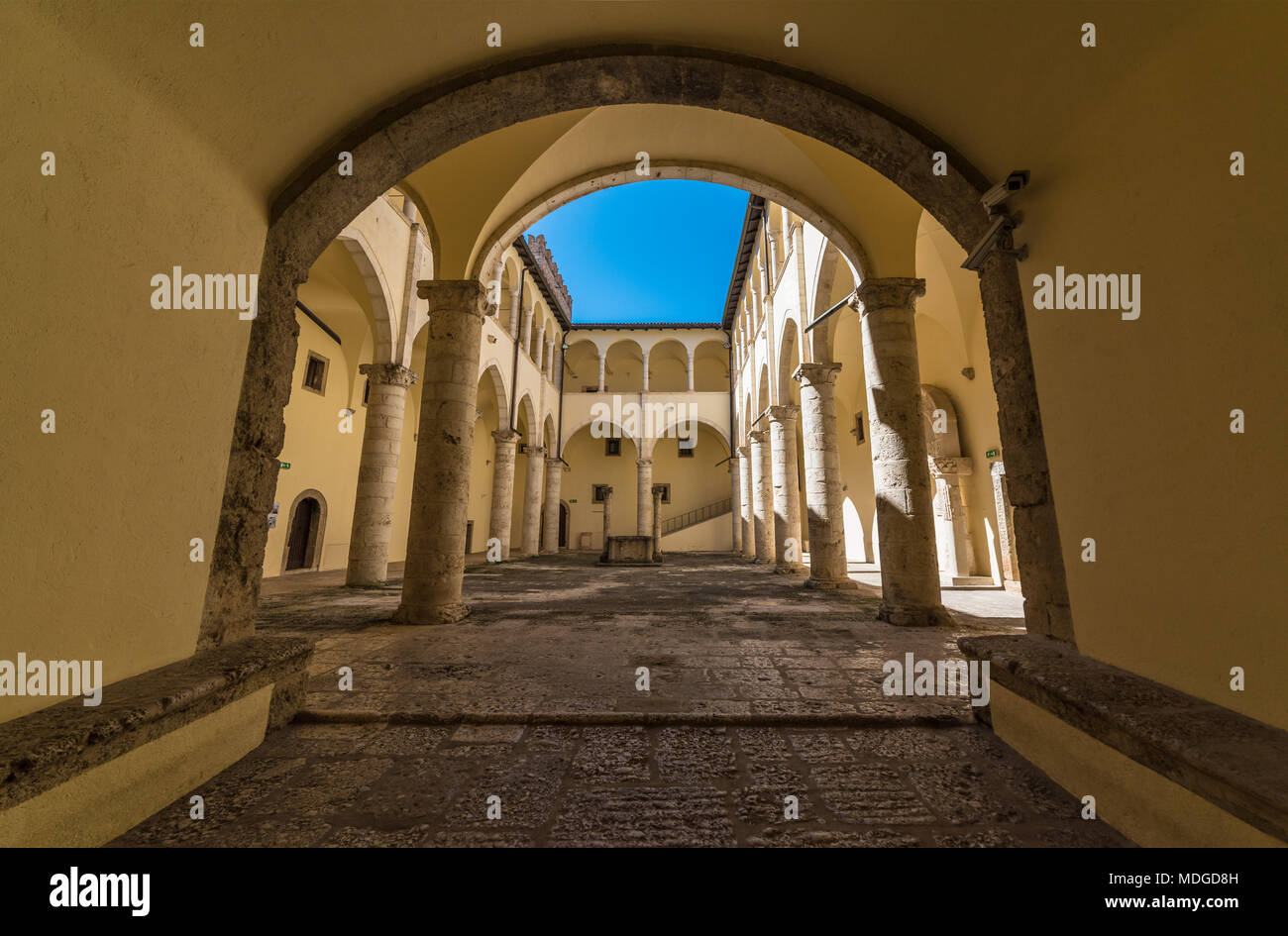 Celano, Italy - A mountain town in province of L'Aquila, Abruzzo region ...